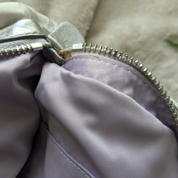 Coach | Bags | Coach Signature Whitesilver Purse | Poshmark